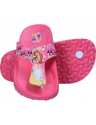 Slapi roz, cu printesa, pentru fetite